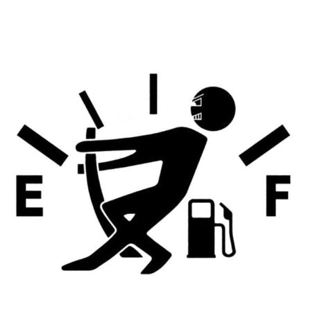 Funny Car Sticker Pull Fuel Tank Pointer Ef Fuel Tank Car Sticker Fuel ...